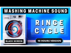 ★ 10 hours washing machine sound ★ Spin cycle (Dark screen) Find sleep, relax, focus