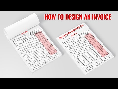 How to Create an Invoice | Design an Invoice in photoshop