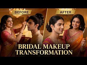 Boy to Gorgeous Bride: Full Indian Bridal Makeup Transformation Story | Ssshh Stories