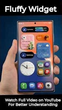 How to Install Fluffy Widget on Any Samsung Phone 🔥 #samsung #fluffywidget #3dWidget