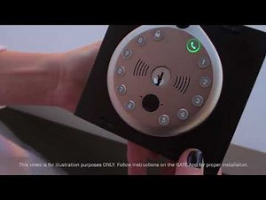 Gate Camera Smart Lock - Installation