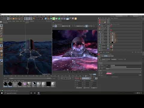 Floating In Space - Time Lapse