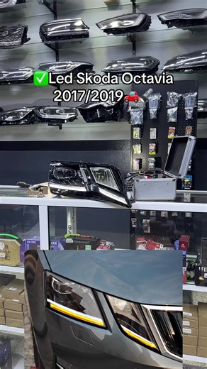 ✅Led Skoda Octavia 2017/2019 🚗🔦 #skoda #octavia #skodaoctavia #2026 #new