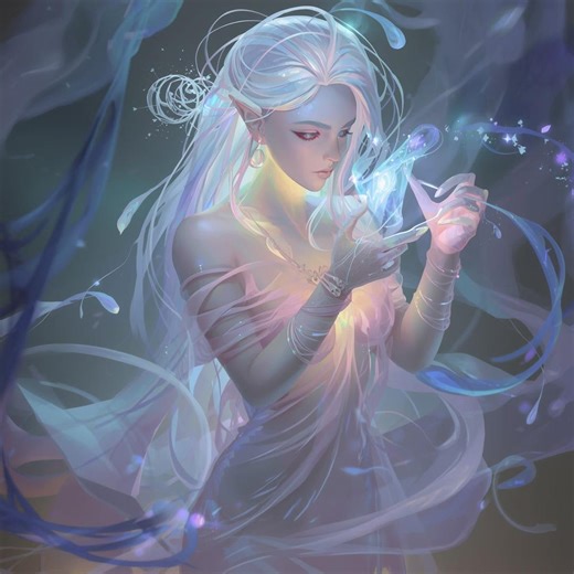 The Opaline Scribe — Djinn of Written Fate - Etsy