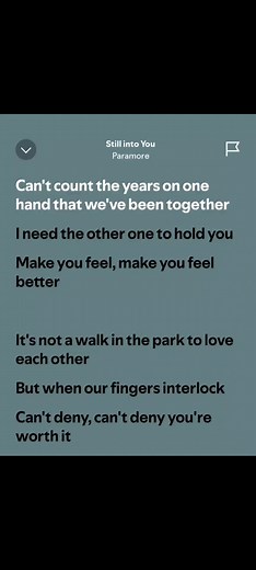 Still Into You Lyrics by Paramore