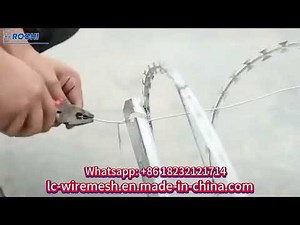 Installation Methods of Blade Barbed Wire Fences
