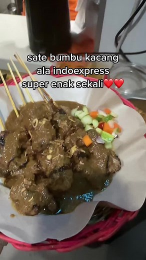 Sate Bumbu Kacang Enak di IndoExpress Lucky Plaza
