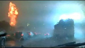 1.8M views · 10K reactions | CHECK THIS OUT! Mount Pleasant Police shared this video of this morning's lightning strike that damaged Dominion Energy equipment and downed power lines on Highway 17. See the story in the comments. | Live 5 News | Facebook