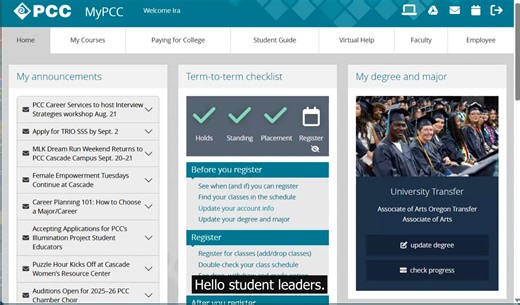 Navigating MyPCC (25-26)