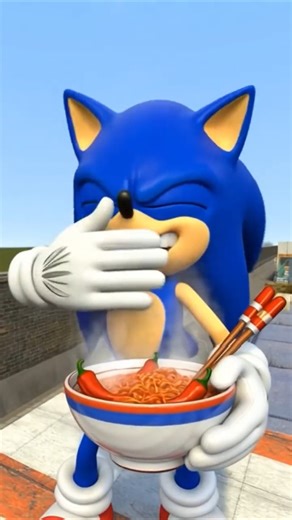 NEW SPICY FOOD CHALLANGE WITH SONIC HUGGY WUGGY ON MOVING FOOD TRUCKS GMOD