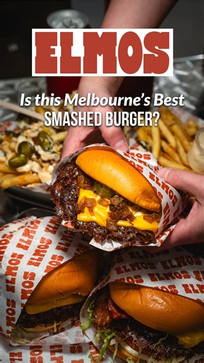 Kimmy - Melbourne Foodie & Guide on Instagram: "It’s a tight one between Charrd and Elmo’s for Melbourne’s BEST BURGER 🍔 __ Ok tbh, you can’t really compare — one’s a fire-kissed grill burger, the other’s a smash burger. But in terms of overall experience (and no crazy queues), Elmo’s takes it for me… plus those loaded fries 🤤 📣 RECOMMENDATION - ALWAYS OPT FOR DOUBLE PATTY 🍔 Classic Burger – beef, cheese, grilled onion, pickles, Elmo’s sauce 🍔 House Burger – beef, cheese, onion, pickles, to