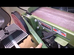 Harbor freight table top belt sander