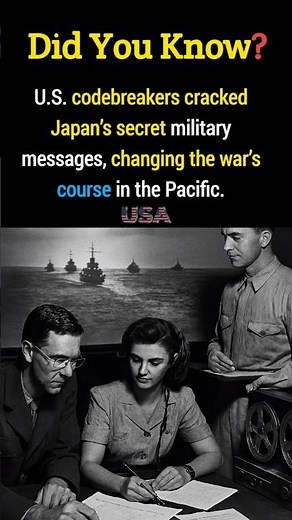 How U.S. Codebreakers Changed World War II Forever #shorts #usa