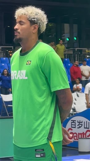 Hino nacional brasileiro sendo tocado aqui em Managua, na Nicarágua! Tá na hora de Brasil x EUA pela AmeriCup! 🔥🇧🇷 📺 Transmissão ao vivo de BRA x EUA na ESPN 4. #BasqueteBras | Basquete Brasil - CBB