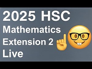 2025 HSC Mathematics Extension 2 Live ** Exam Conditions ** Hemisphere Rank 1 ** Zero Crashouts **