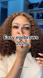 Easy eyebrows tutorial 2026 #fblifestyle | Chacha beautyworld