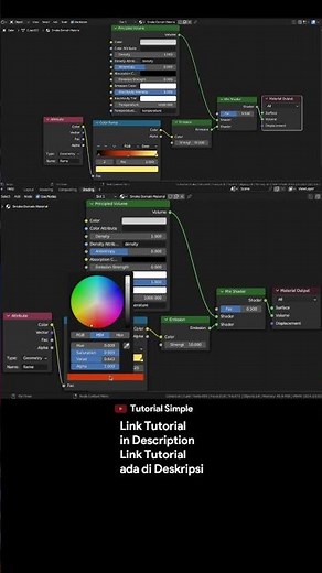 Blender 3.6.1 Fire Follow Path or Circle Fire and Smoke Simulation Tutorial in Description #shorts