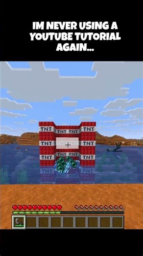 Bro These YT Tutorials Man... #minecraft #shorts #viral