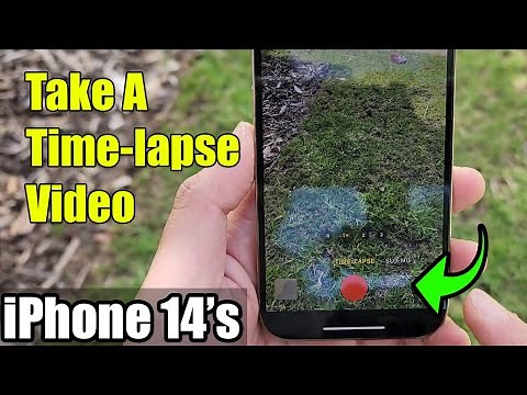 iPhone 14's/14 Pro Max: How to Take A Time-lapse Video