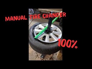How to Fast Change Tires at Home? Manual Tire Changer