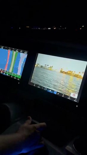 Full color 1080p HD boat night vision on big Garmin 8616 mfds. HDMI input makes it look so good! | BoatEye360