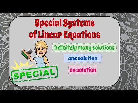 How to Determine the Number of Solutions & Classify a System of Linear Equations | HSA.CED.A.3 🖤
