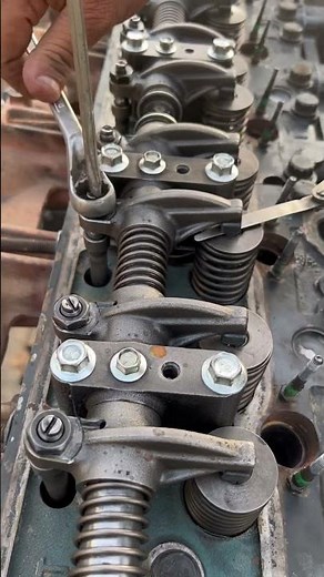 how to set tappets on 6 cylinder diesel engine | complete mechanic guide