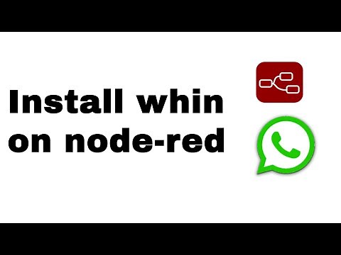 HOW TO: install whin whatsapp on node-red