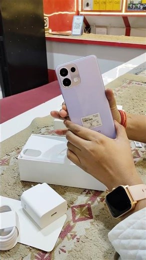 OPPO K13 5G purple color review look unboxing latest launch mobile phone in display fingerprint look