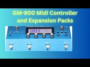Boss GM 800 Midi Controller and Tone Expansion