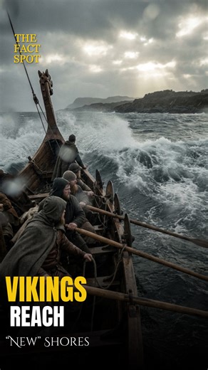 Around AD 1000, Norse sailors reached what is now Newfoundland, building turf huts at L’Anse aux Meadows for a short time. Scientists studied cut wood there and dated it to AD 1021 using tree rings and evidence of a solar storm. Indigenous peoples lived across the Americas long before, but the Vikings arrived almost 500 years before Columbus’s 1492 voyage. Their settlement shows that skilled navigation and exploration brought Europeans to North America much earlier than commonly thought. #thefac