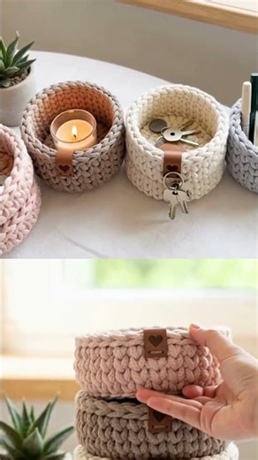 Handmade Crochet Basket Pattern | Easy DIY Gift & Cozy Home Decor|SmilesAcross