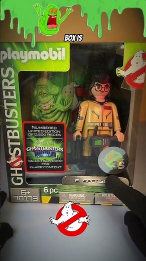 Spotted GHOSTBUSTERS PLAYMOBIL Toy Figure in Retro Toy Store