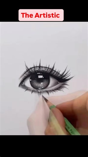“How to Draw A Realistic Eye 👁️ | Step by Step Tutorial for Beginners! #eyesdrawing #stepbystep