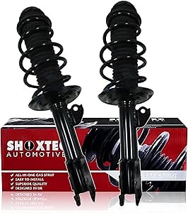 Shoxtec Front Pair Complete Struts Assembly Replacement for 2008-2010 Scion xD Coil Spring Shock Absorber Repl. part no 172442 172441