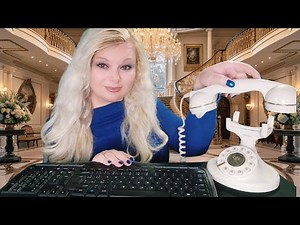 Luxury HOTEL Receptionist ASMR Soft Spoken hotel check-in roleplay