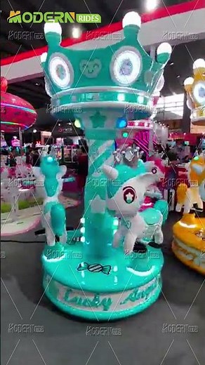 3-Seat Carousel for Kids | Perfect Small Ride for Amusement Parks