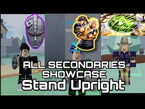 All Secondaries Showcase In Stand Upright