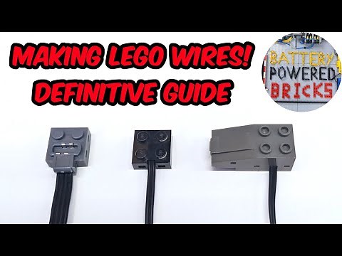 Lego wire repair and making custom cables: 9v, trains and PF