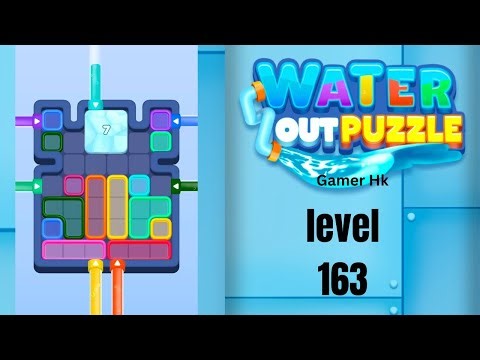 Water out puzzle level 163 Walkthrough Solution 