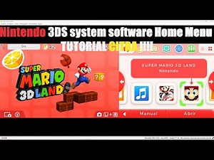 Nintendo 3DS system software Home Menu TUTORIAL
