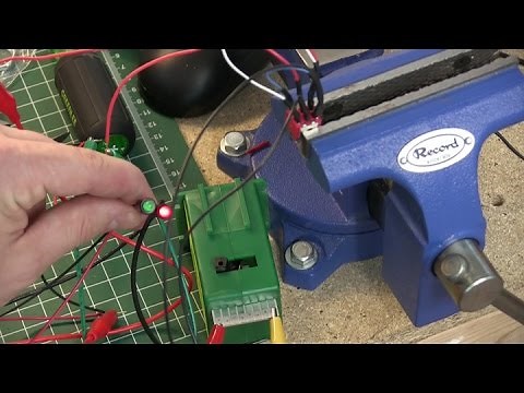 Bench testing Tortoise switch machines & Bench top power supply
