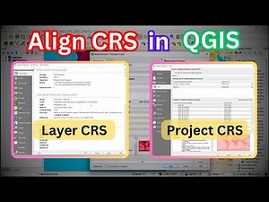 How to align coordinate systems in QGIS | Beginner's Guide to CRS Management