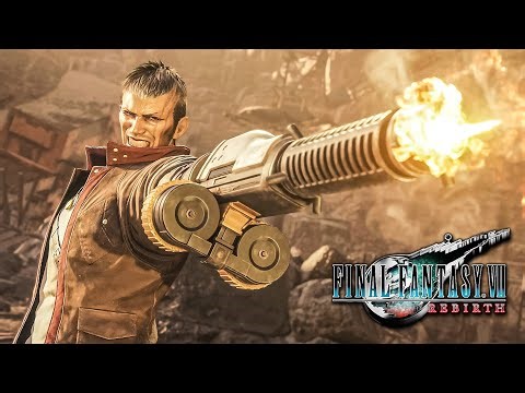 Final Fantasy 7 Rebirth - Barrett vs Dyne Boss Fight (PS5)