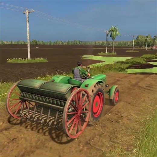 old tractors in the mud #farmingsimulator17 #farming#mud