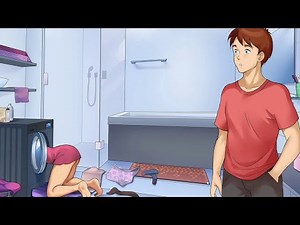 STUCK IN A WASHING MACHINE (MILF's PLAZA Gameplay #4)