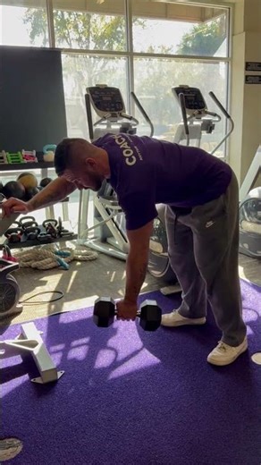 How to perform Standing Dumbbell Rows - with Coach Shay Crider