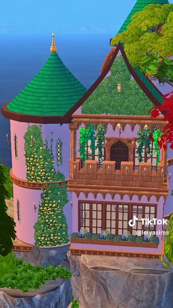Magical Floating home ✨ its on my gallery and the full stop motion video is on my youtube (link in bio) hope you all like it :) #leiyasims #thesims4 #eagames #houseinthesky #castleinthesky #ghibliinspired #ghibli #fantasy #thesims4nocc #fyppp #stopmotion simsstopmotion @The Sims