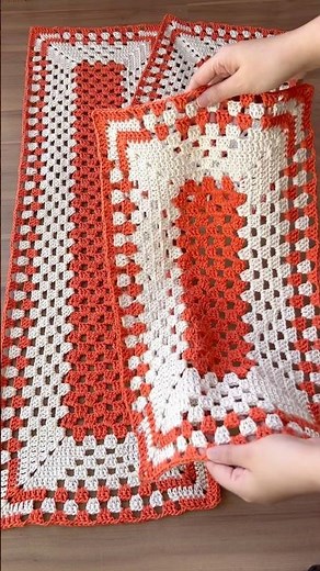 Rectangular Crochet Rug Step-by-Step