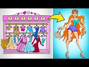 🌈 Spin the Wheel of Fortune! Fabulous Paper Princesses Makeover!